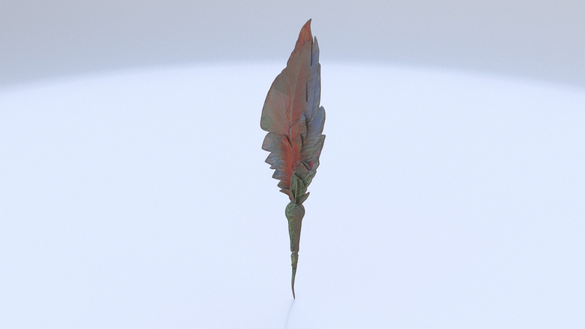 3D Phoenix Feather Quill - TurboSquid 2327740