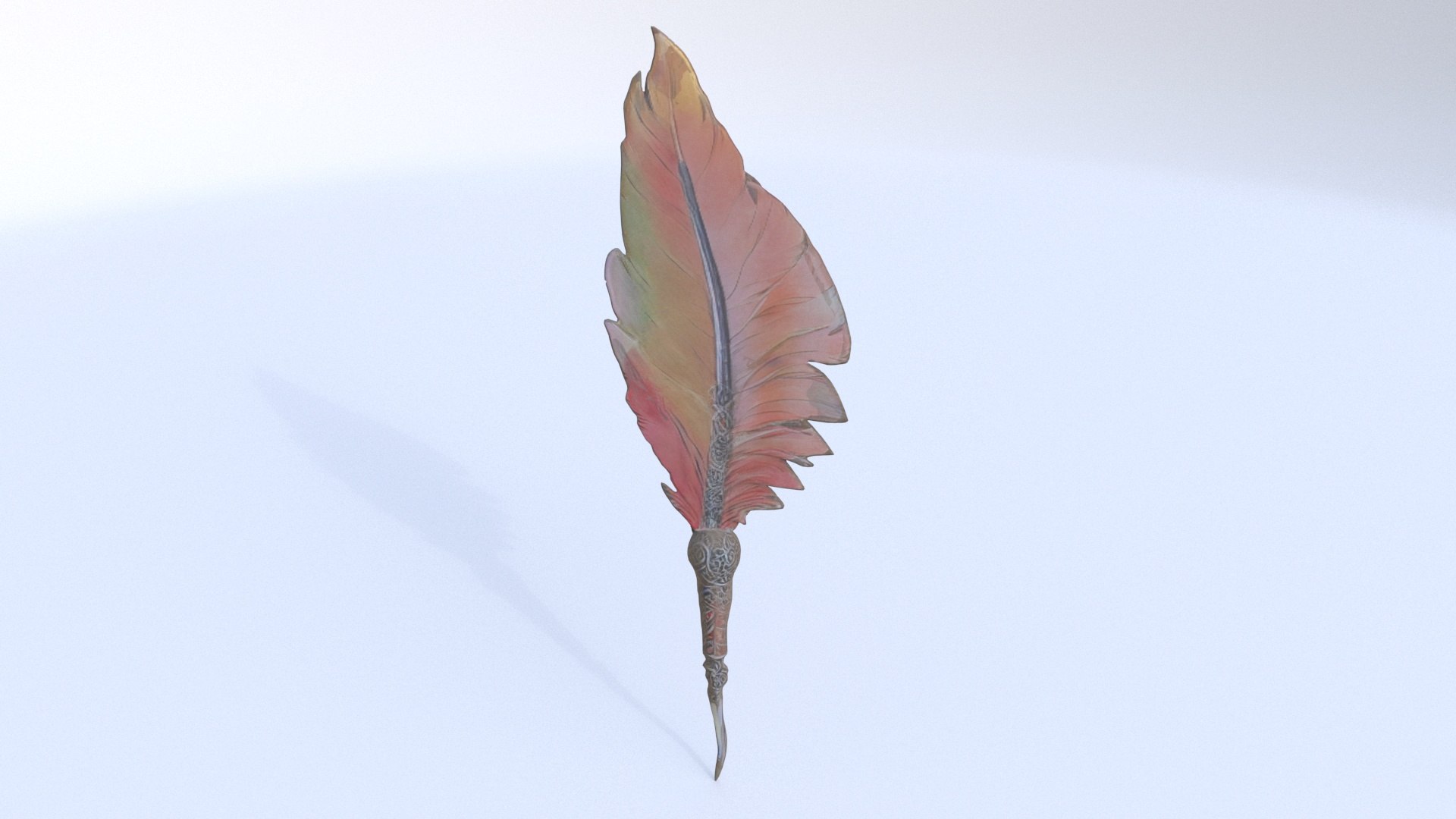 3D Phoenix Feather Quill - TurboSquid 2327740