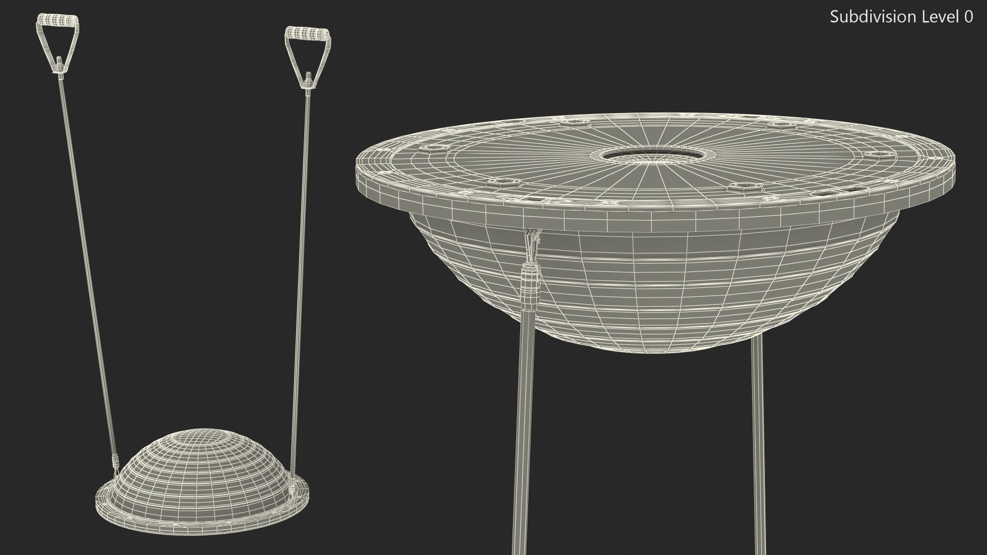 Balance Trainer Half Ball 3D Model - TurboSquid 1618456