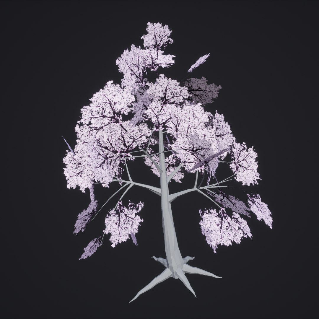 Tree White 3d Model