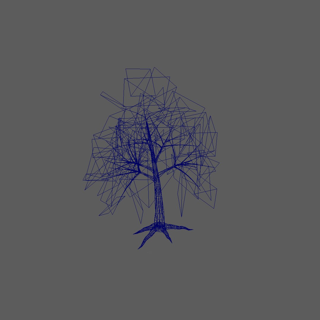 Tree White 3d Model