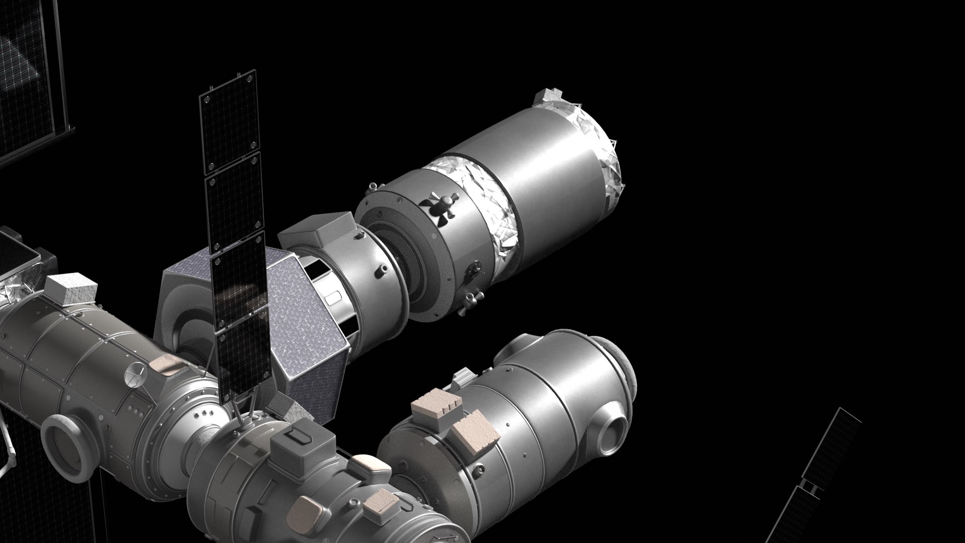 Lunar GATEWAY Space Station 3D - TurboSquid 2195277