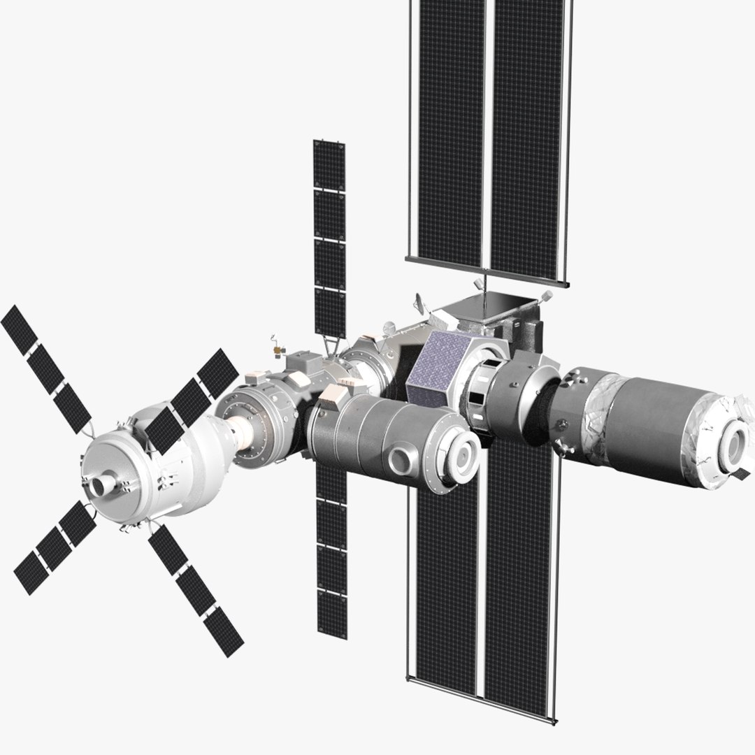 Lunar GATEWAY Space Station 3D - TurboSquid 2195277