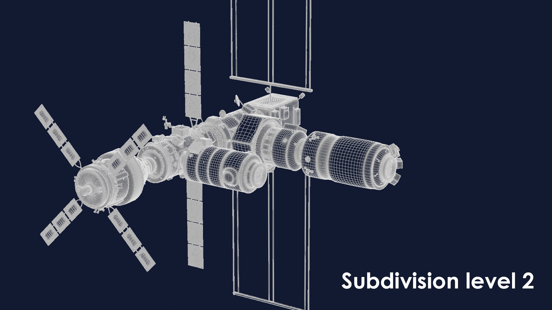 Lunar GATEWAY Space Station 3D - TurboSquid 2195277