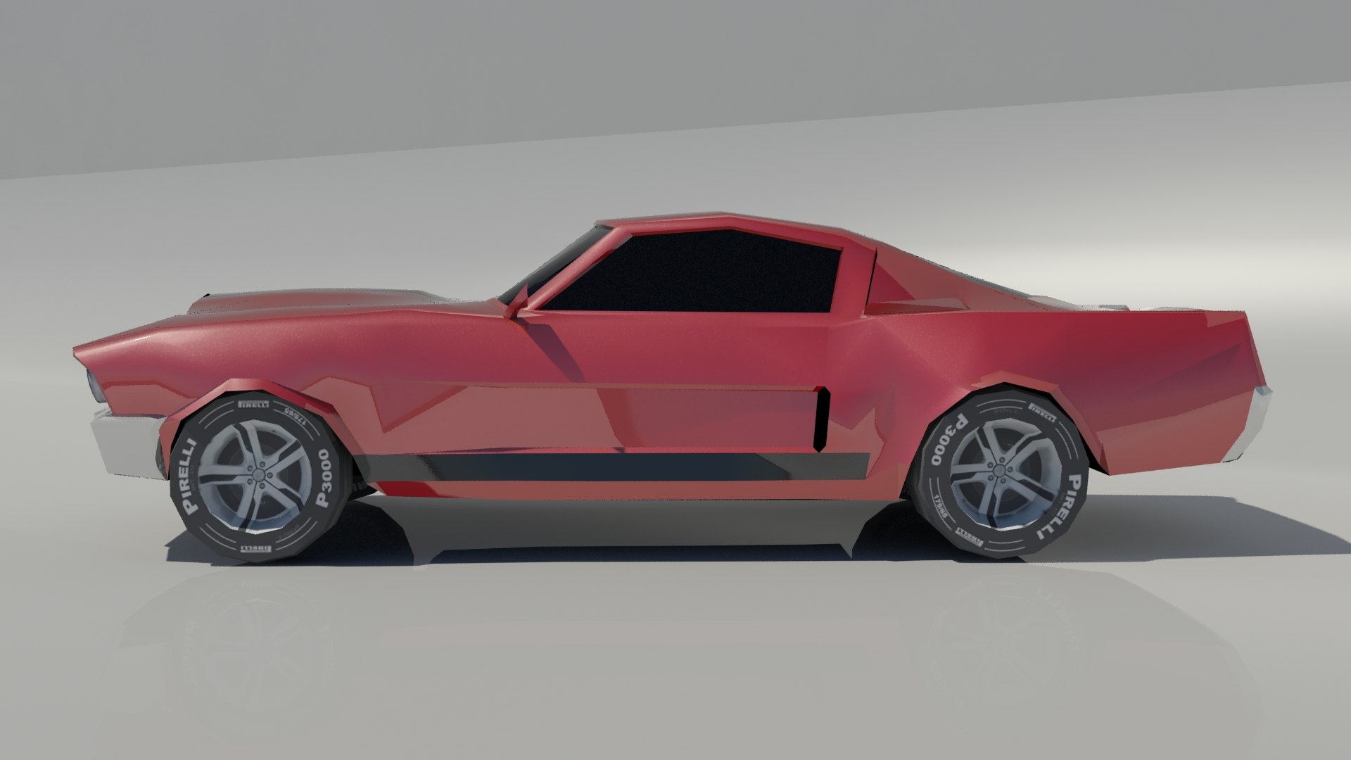 Mustang Unity 3d Model