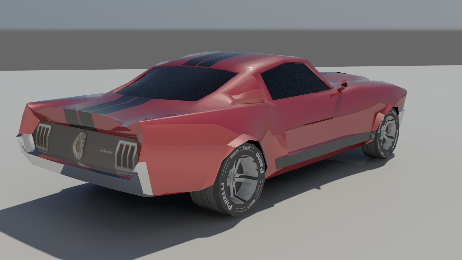 Mustang Unity 3d Model