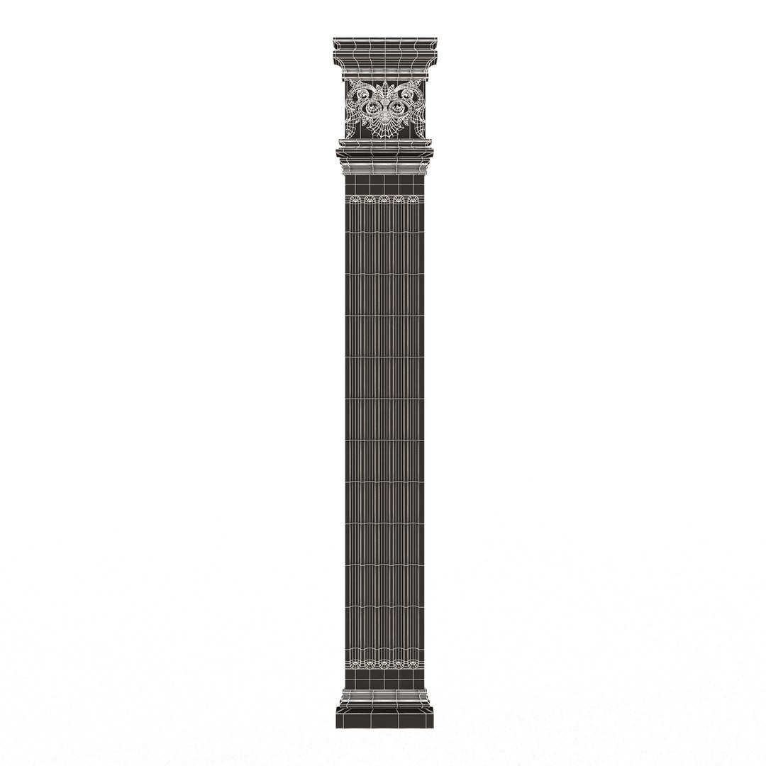 Column Capital 01101 3D - TurboSquid 2172510