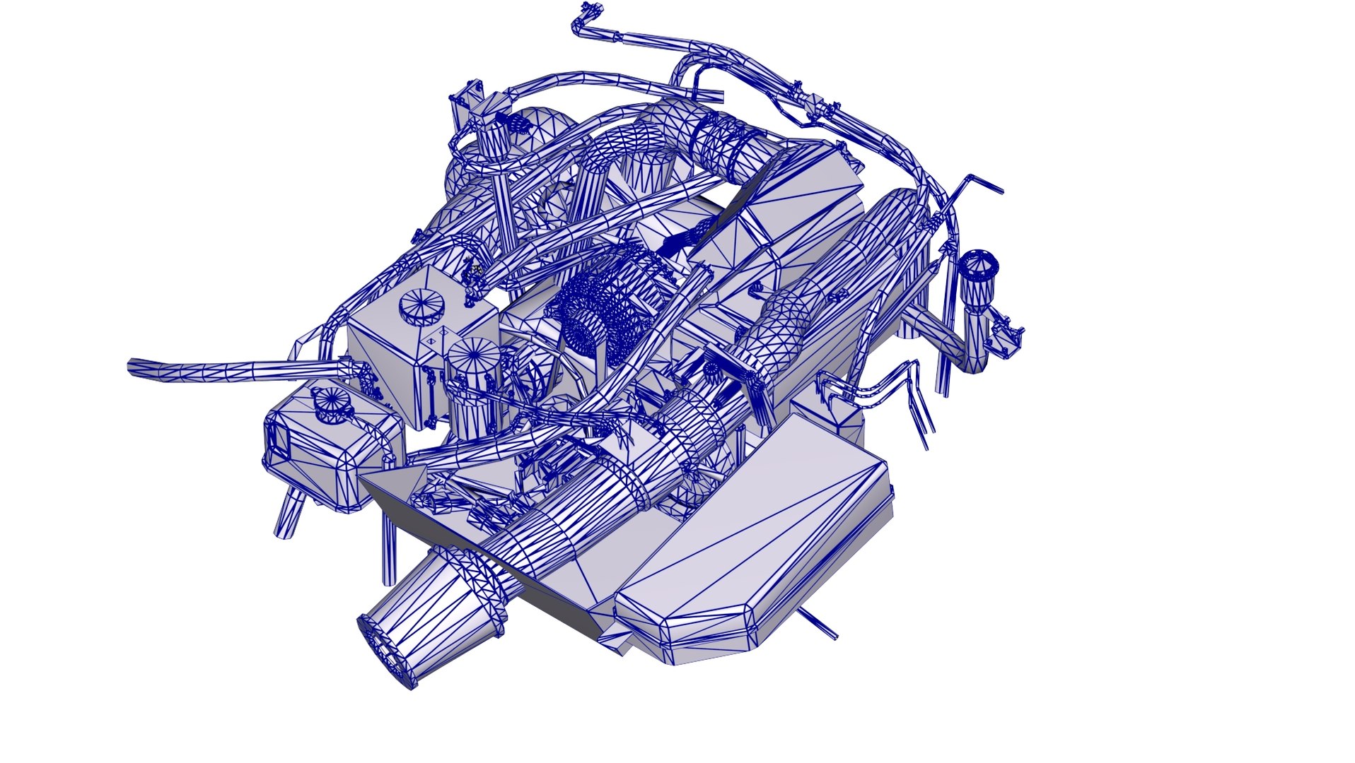 3D 13B Stage 3 FBO Turbo Rotary Engine - TurboSquid 2509812