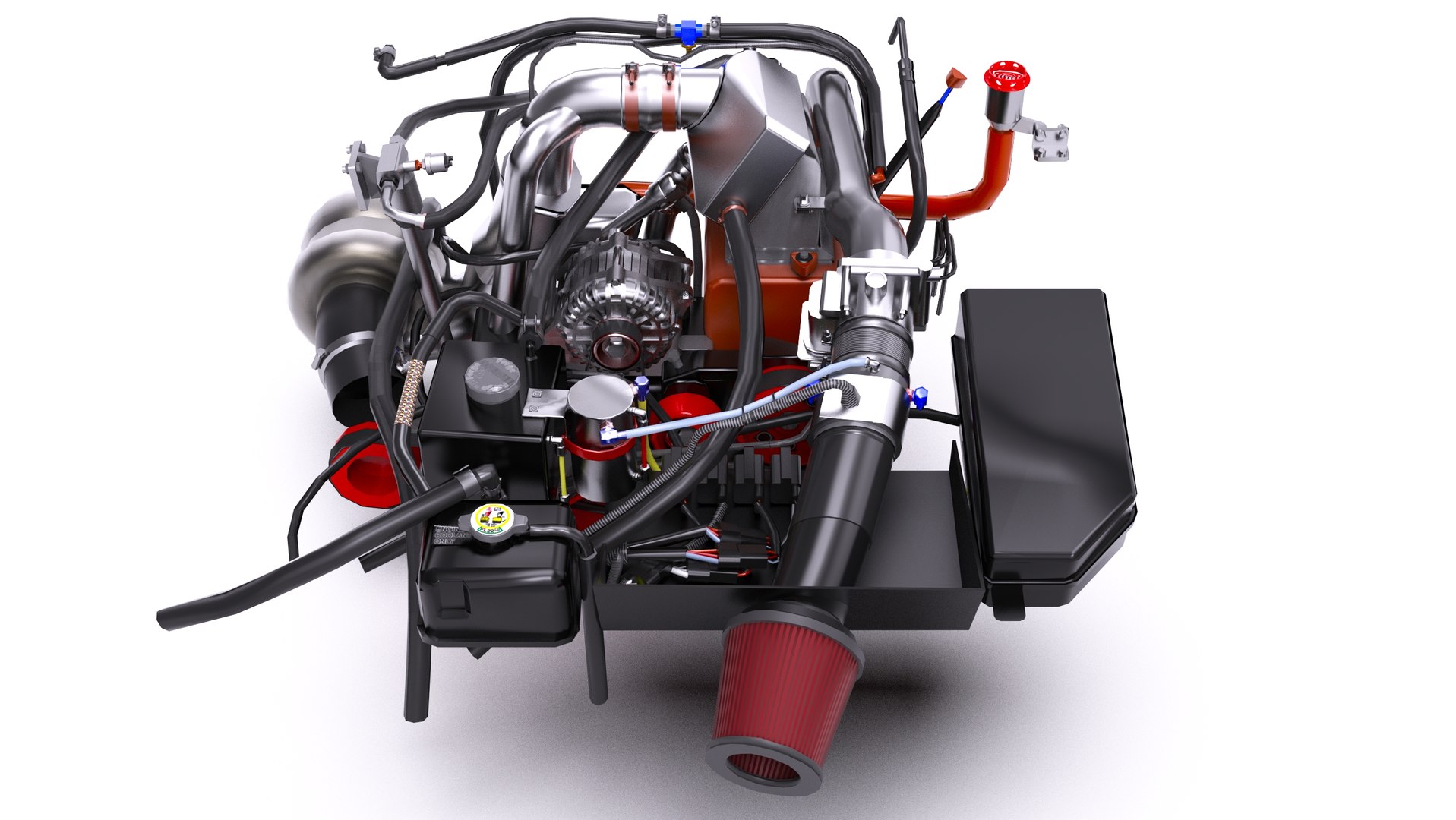 3D 13B Stage 3 FBO Turbo Rotary Engine - TurboSquid 2509812