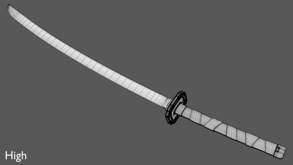 modelo 3d Katana mágica - TurboSquid 1715792