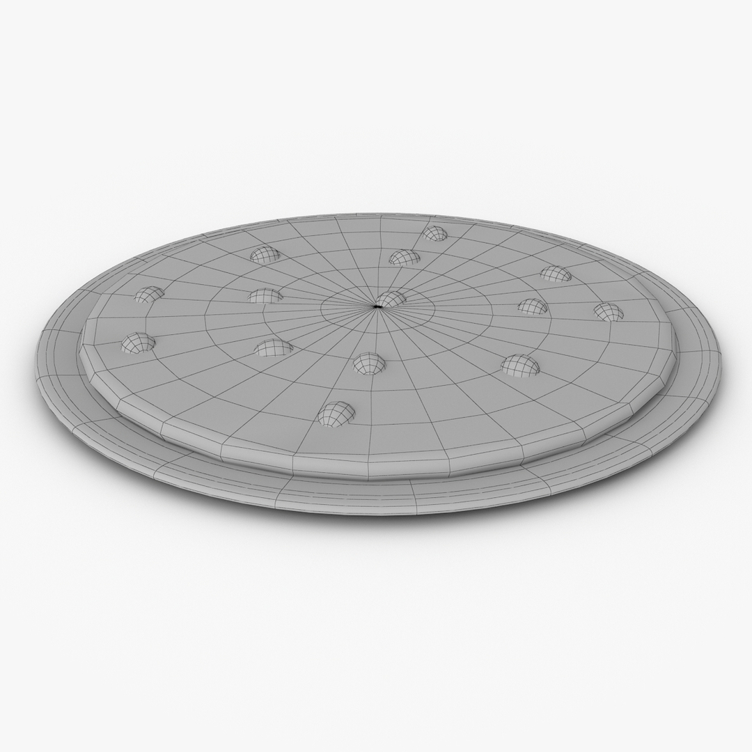 3d model pizza materials party