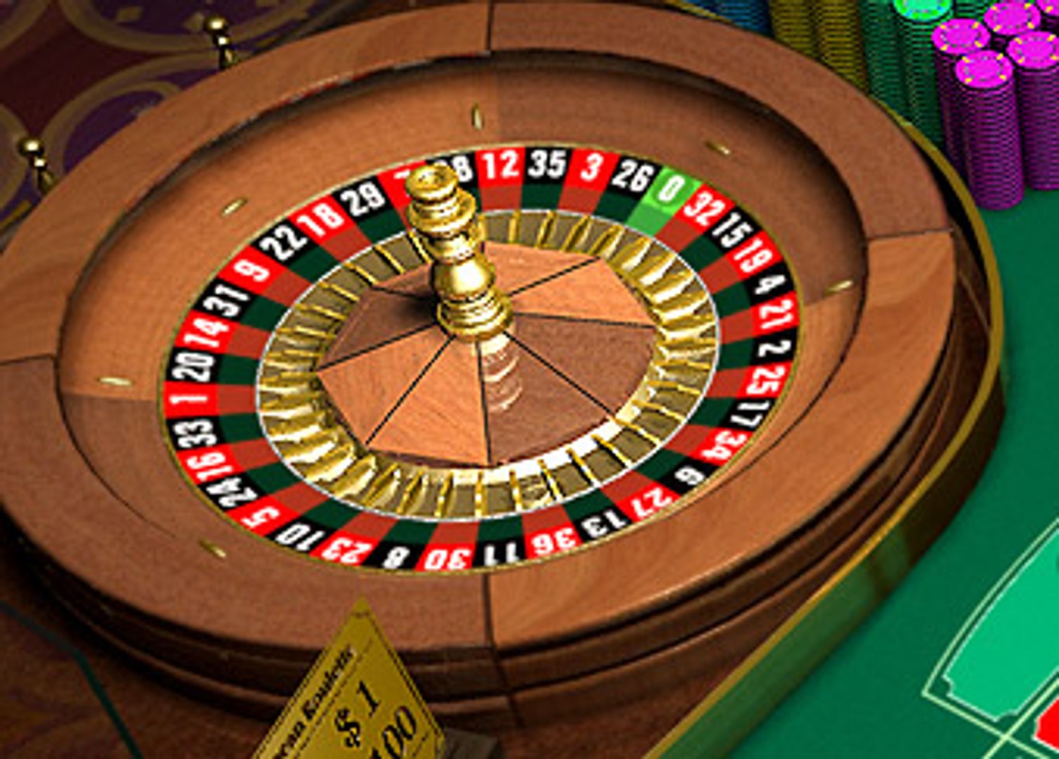 Roulette Wheel 3d Model