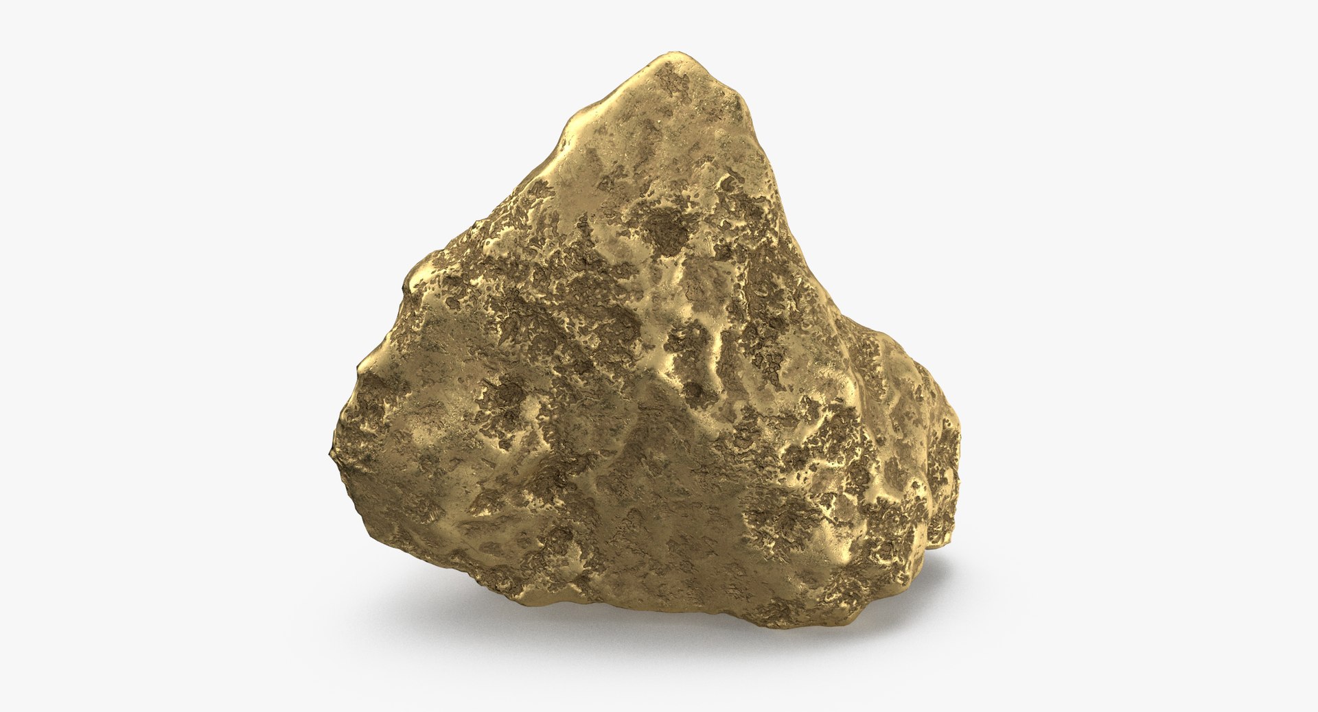 Gold Nugget 3D Model - TurboSquid 1317190