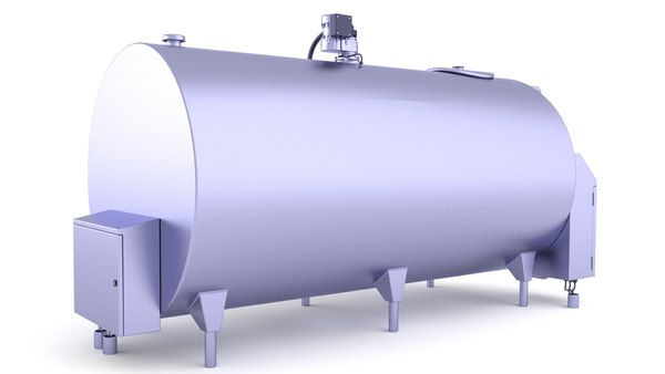 Bulk Milk Tank 8 3D model - TurboSquid 1761051