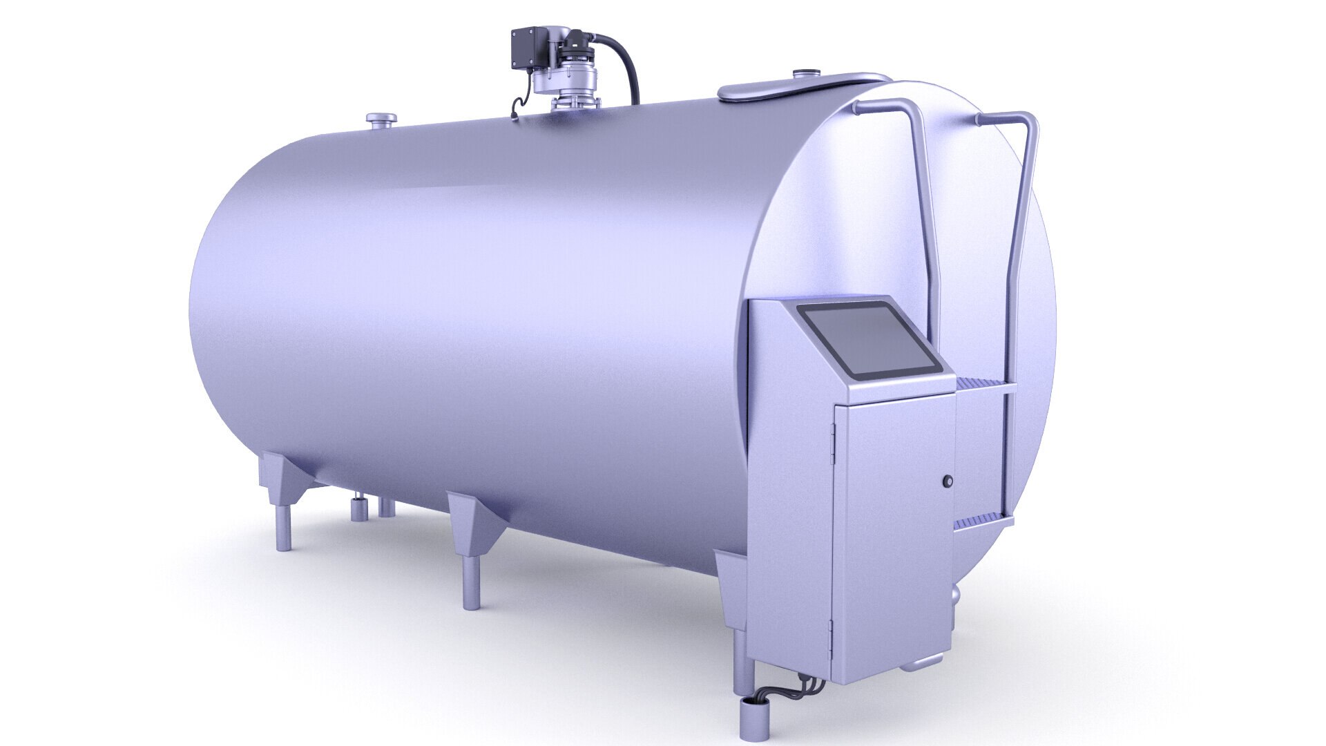 Bulk Milk Tank 8 3D Model - TurboSquid 1761051