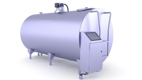 Bulk Milk Tank 8 3D model - TurboSquid 1761051
