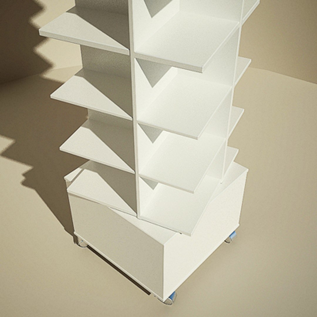 Spinning Display Shelf 3d Model
