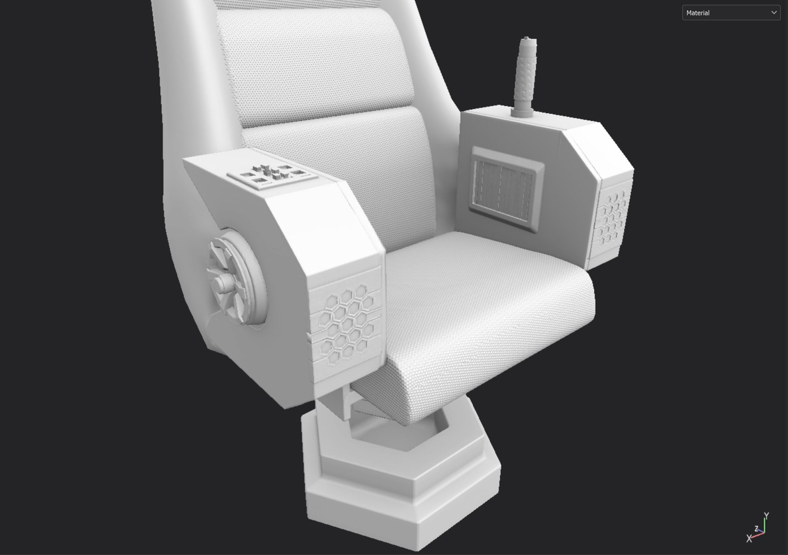 3D Sci Fi Chair - TurboSquid 1866139