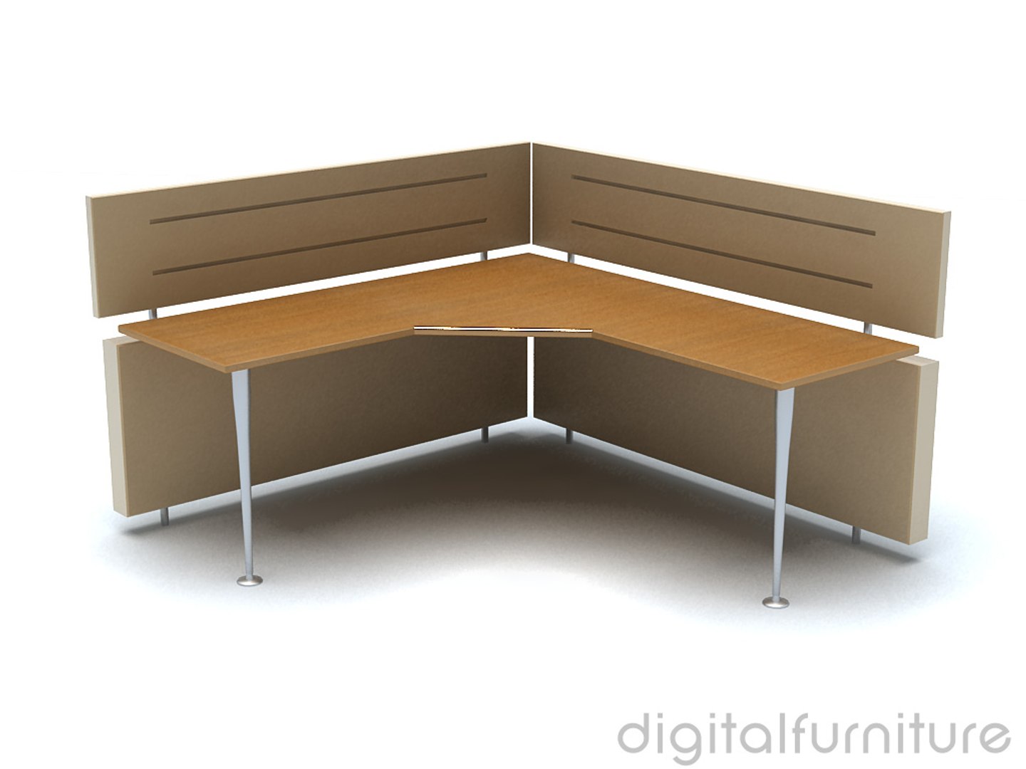 3d Model Office Desk
