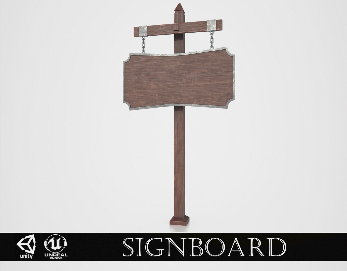 Medieval Signboard V2 3D Model - TurboSquid 1778646