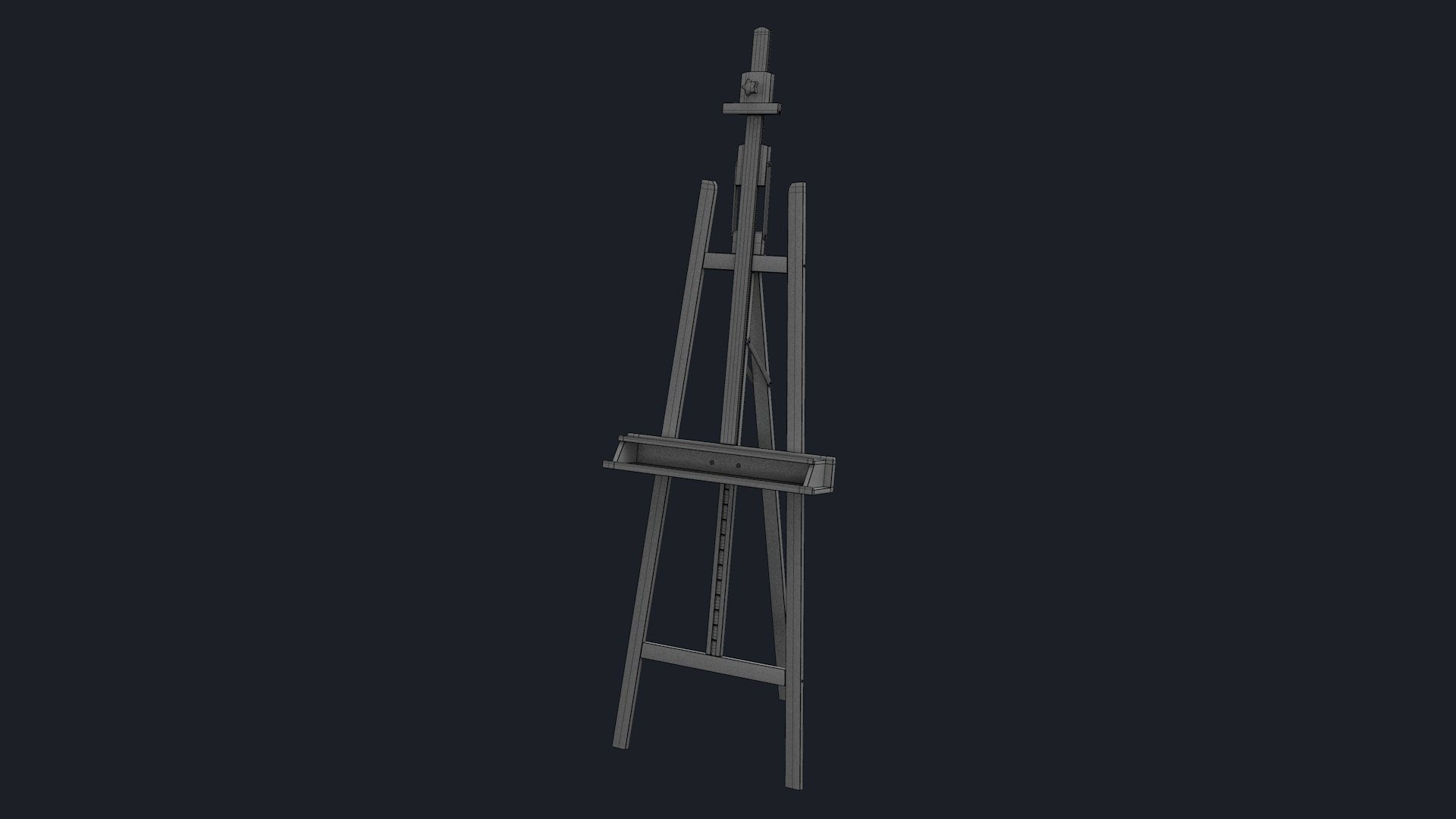 Canvas Stand 3D Model - TurboSquid 1846957