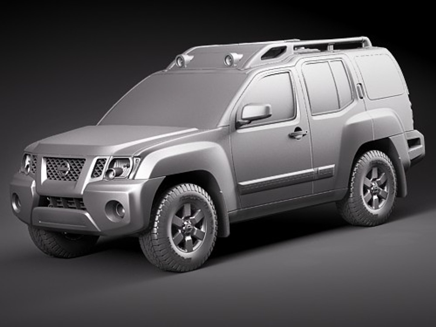 3d nissan xterra 2009 suv model