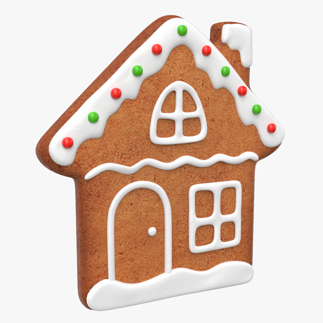 gingerbread cookie set 3d max