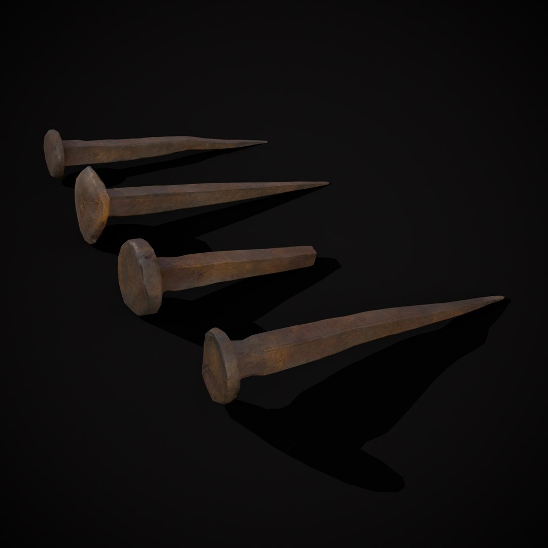 Old Rusting Medieval Nails 3D model - TurboSquid 2015572