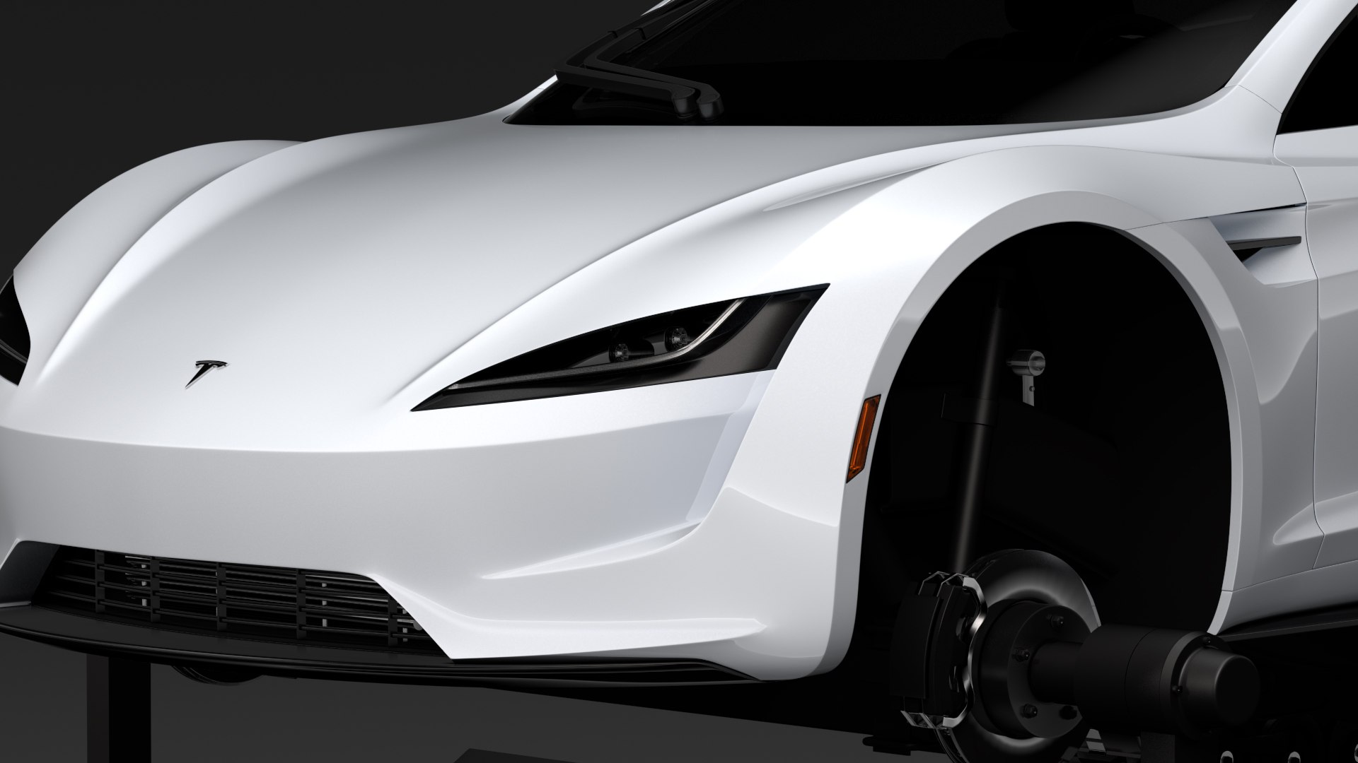Tesla Roadster Ski 2018 3D Model - TurboSquid 1273113