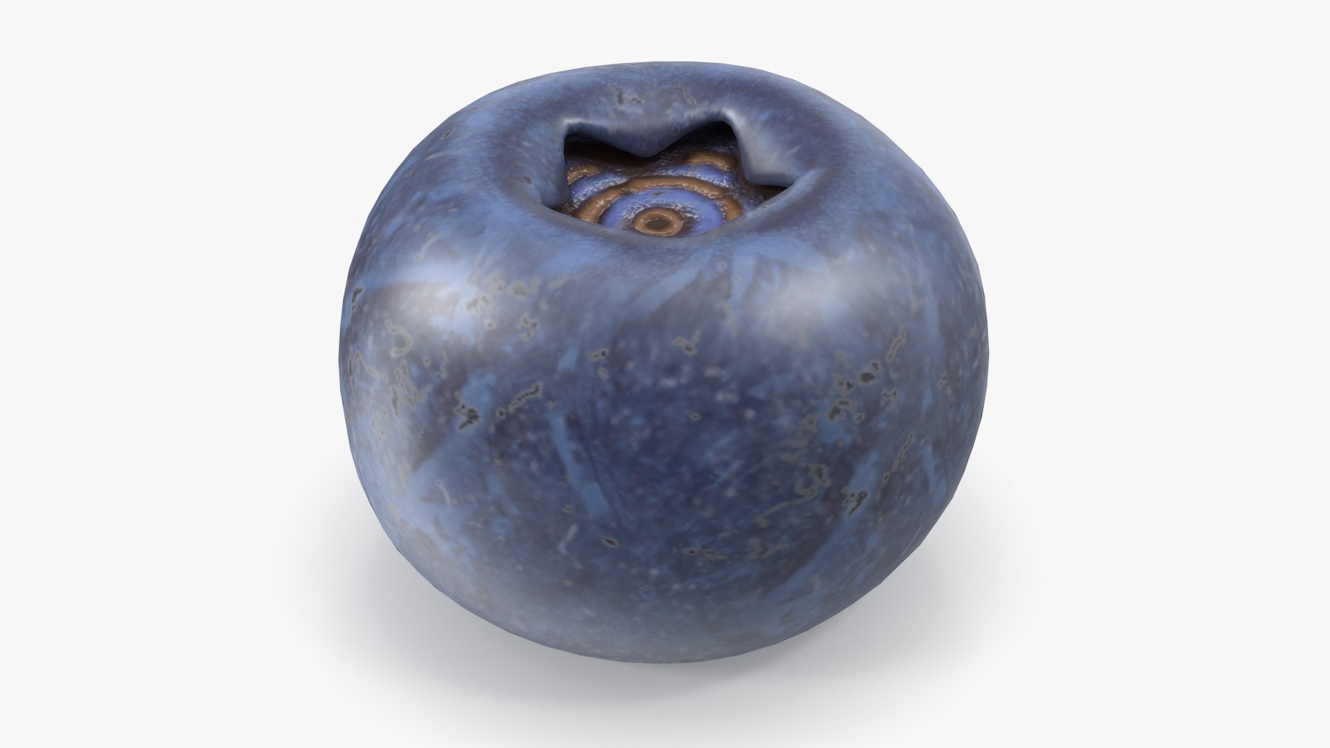 3D Single Blueberry Model - TurboSquid 2076196