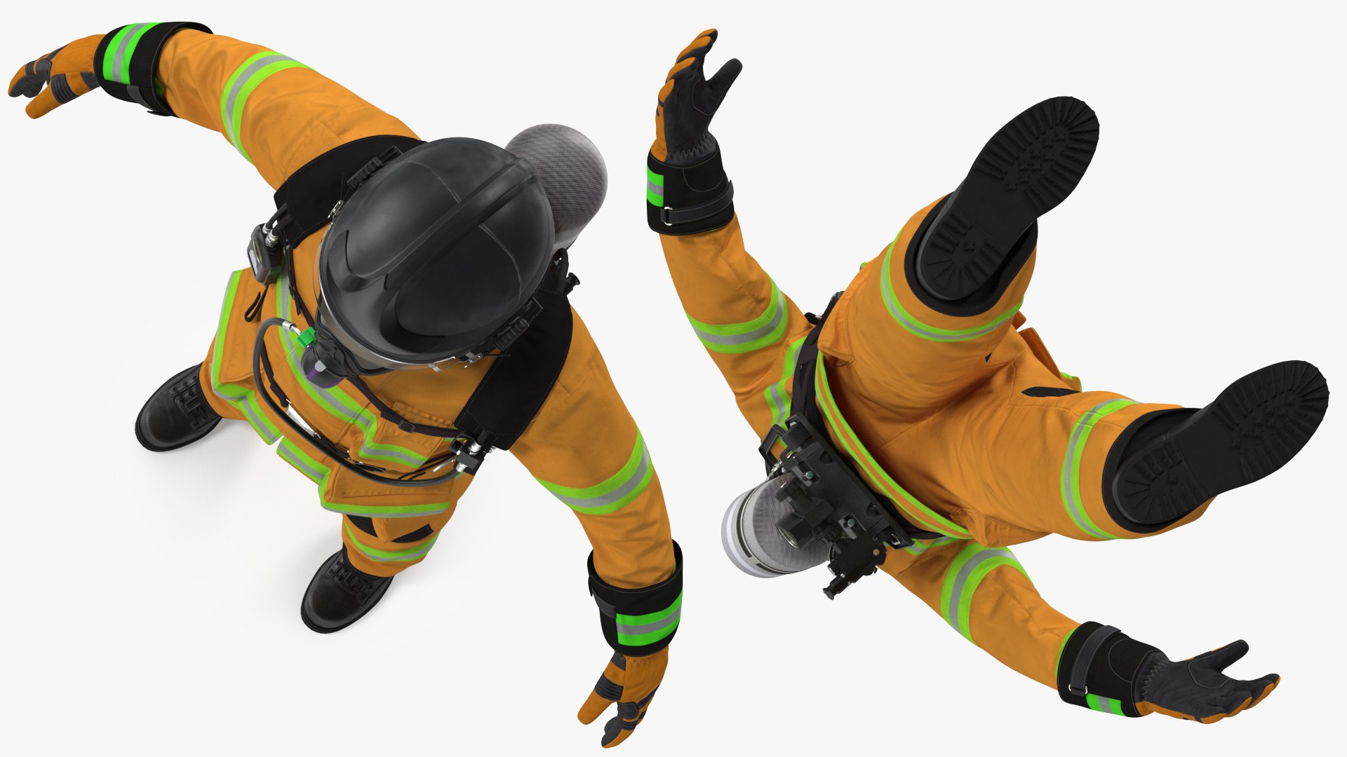 Firefighter rescuer rescue fighter 3D - TurboSquid 1701511