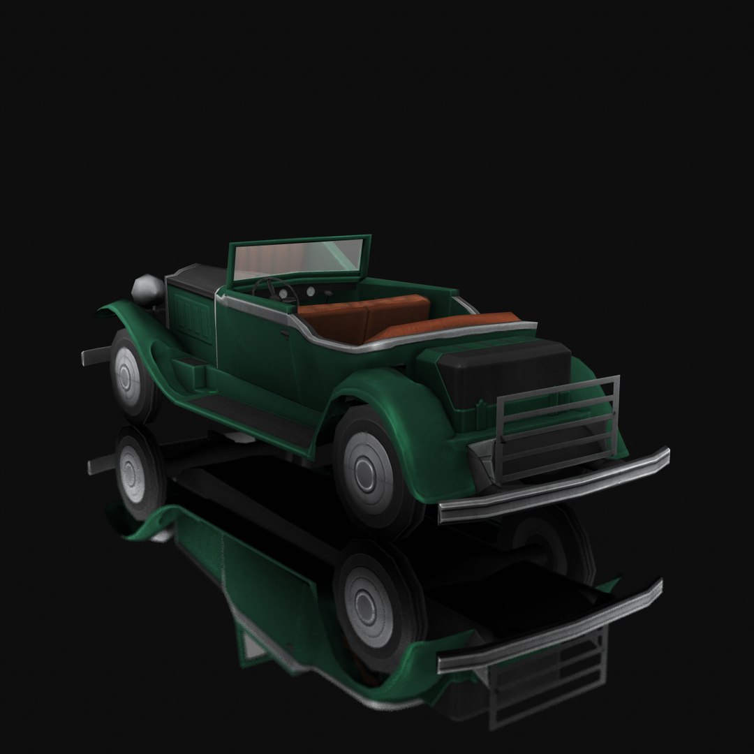 Vintage Car 3d Model