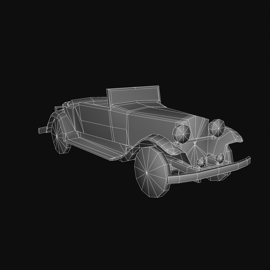 Vintage Car 3d Model