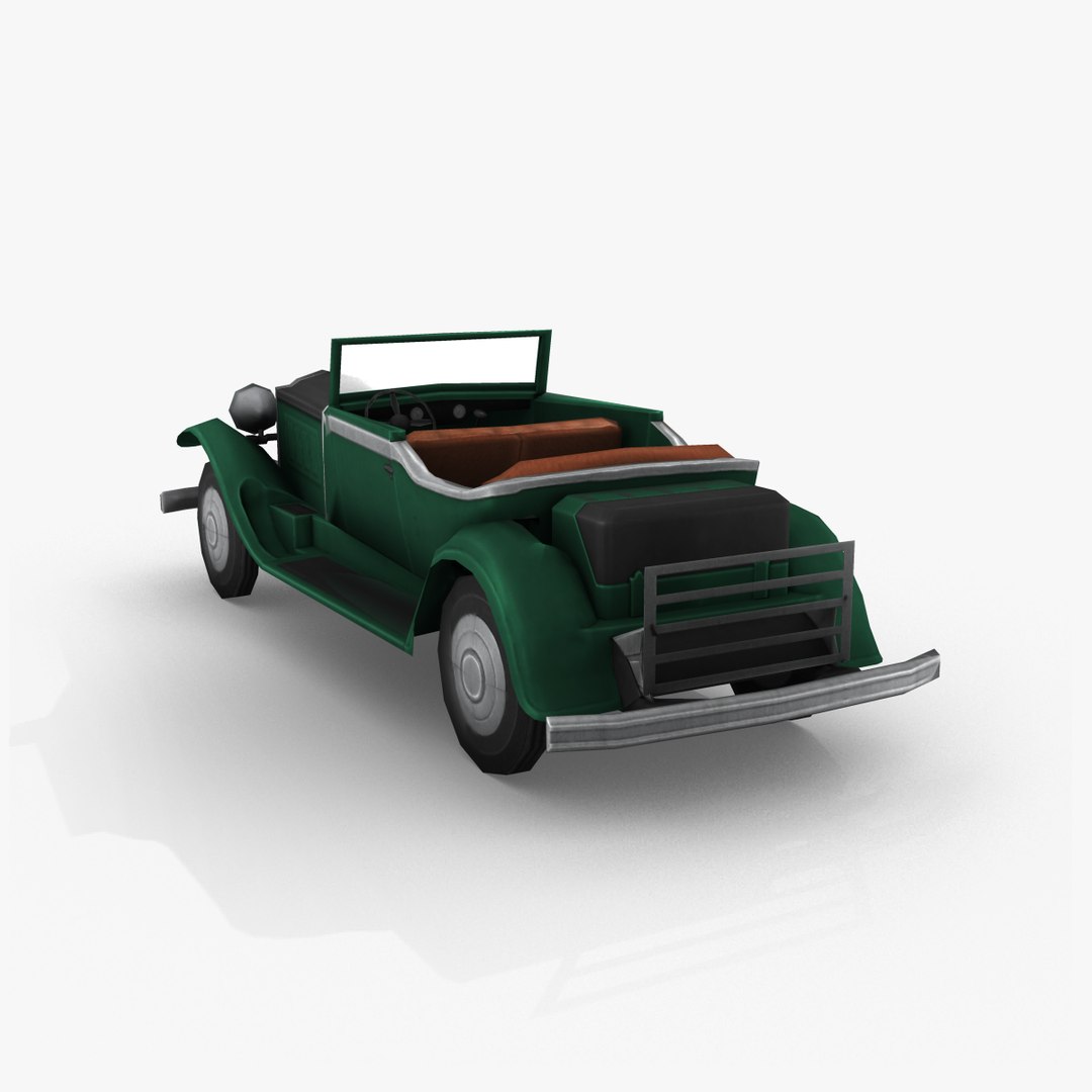 Vintage Car 3d Model
