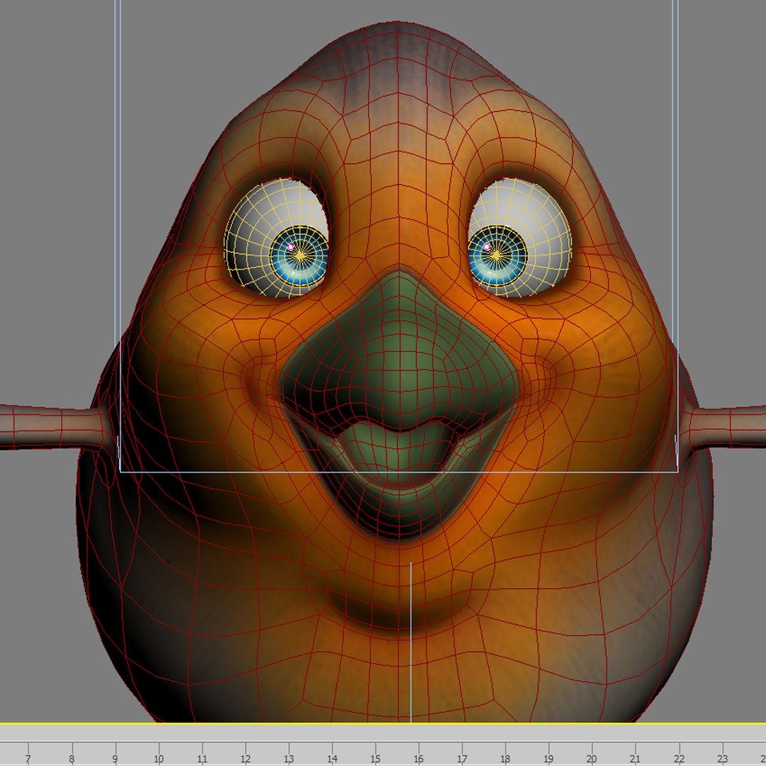 3D Fun Red Robin ! - TurboSquid 1329489