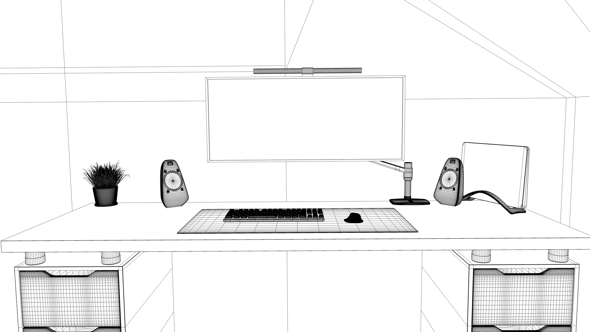 3D Desk Speakers - TurboSquid 1702958