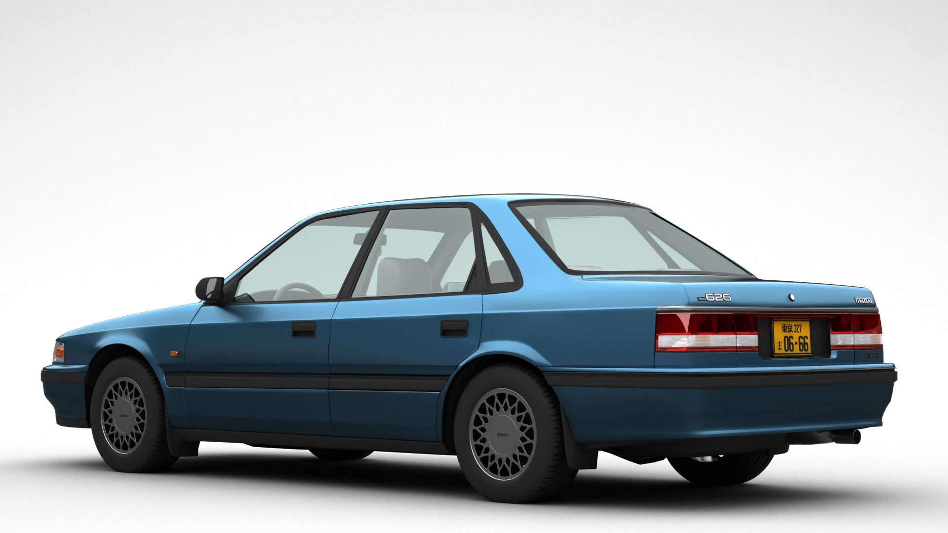 3D Mazda 626 Sedan 1990 Model - TurboSquid 1998446