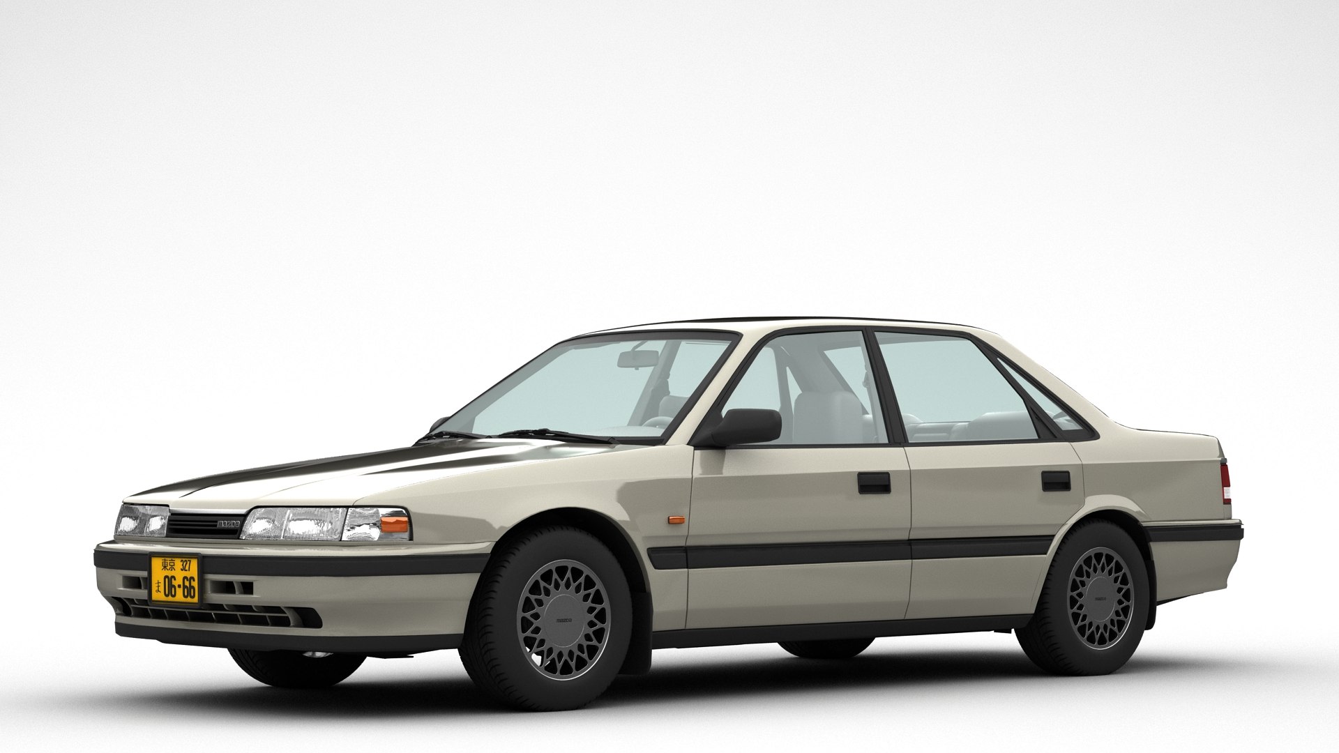 Mazda 626 Sedan 1990 3D 모델 - TurboSquid 1998446
