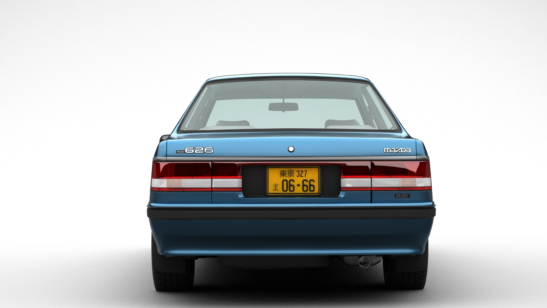3D Mazda 626 Sedan 1990 Model - TurboSquid 1998446