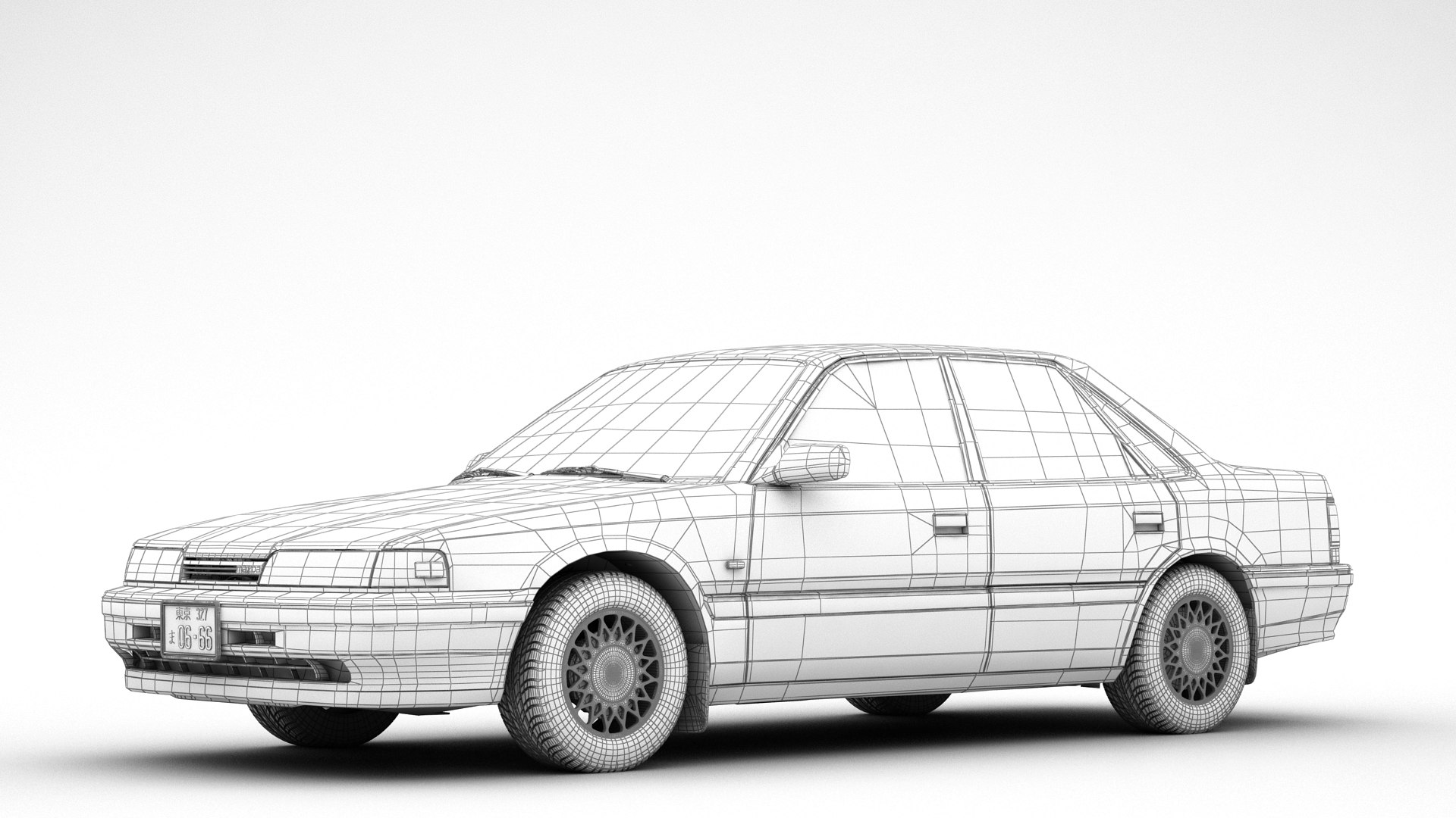 3D Mazda 626 Sedan 1990 Model - TurboSquid 1998446