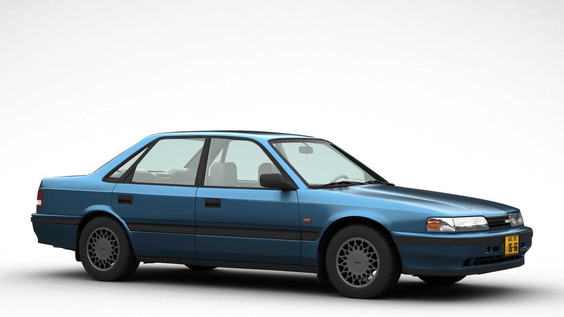3D Mazda 626 Sedan 1990 Model - TurboSquid 1998446