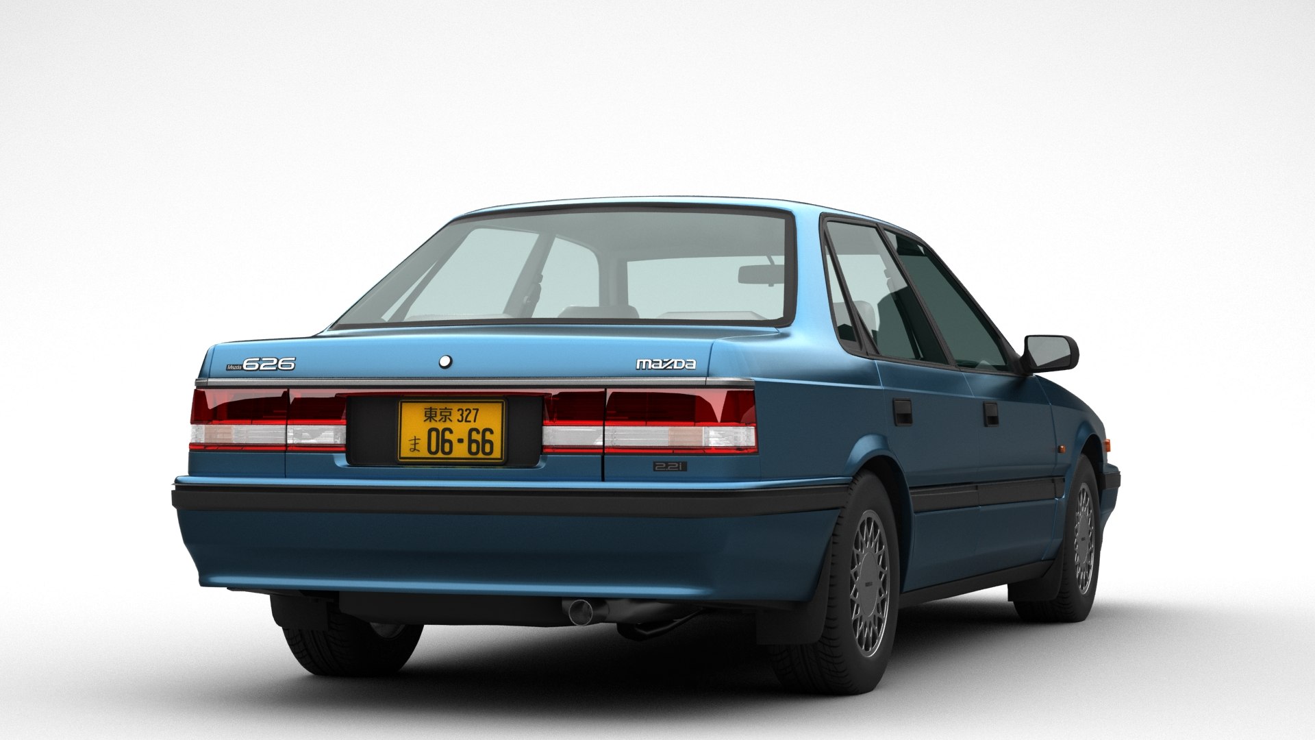 3D Mazda 626 Sedan 1990 Model - TurboSquid 1998446