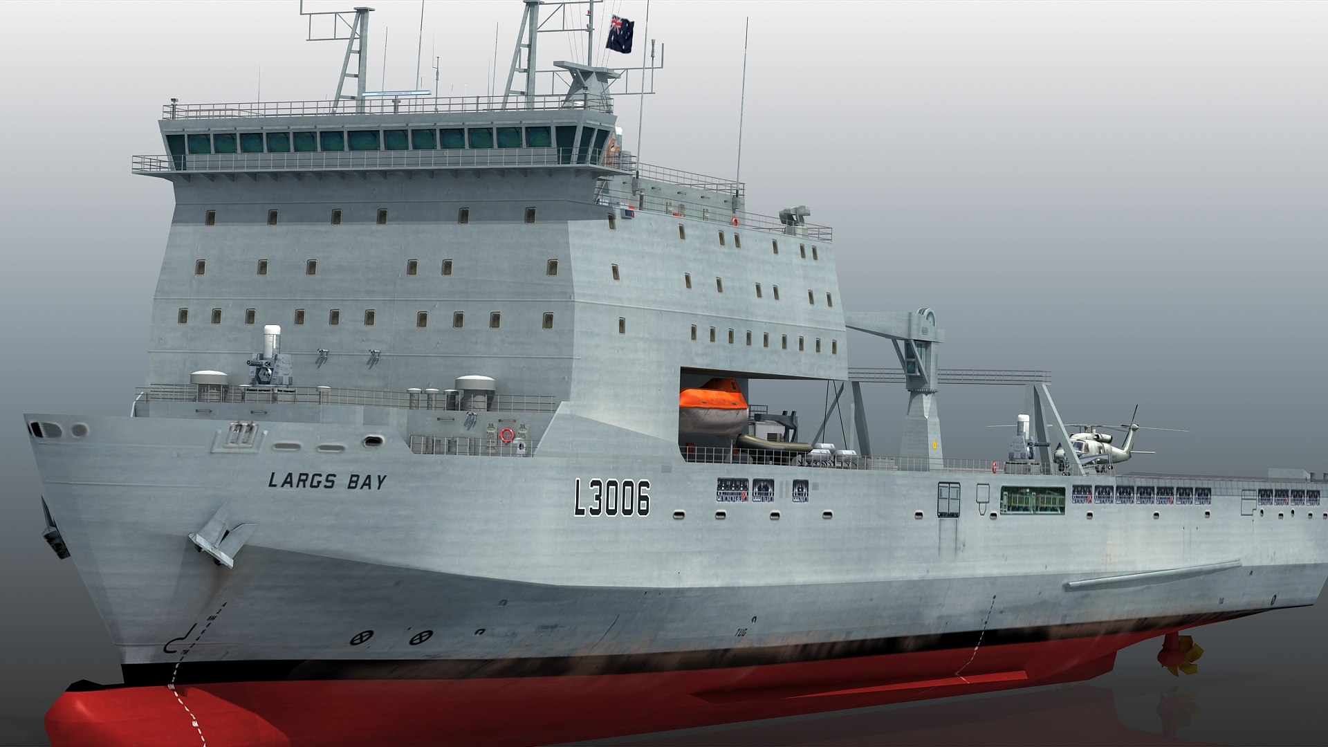 Hmas largs bay l3006 3D - TurboSquid 1661481