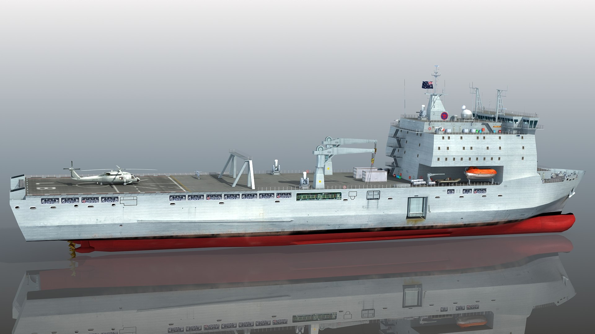 Hmas largs bay l3006 3D - TurboSquid 1661481