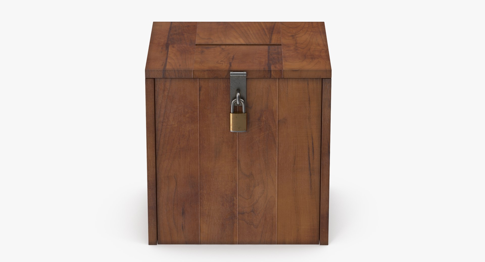 Classic Ballot Box 3d Model