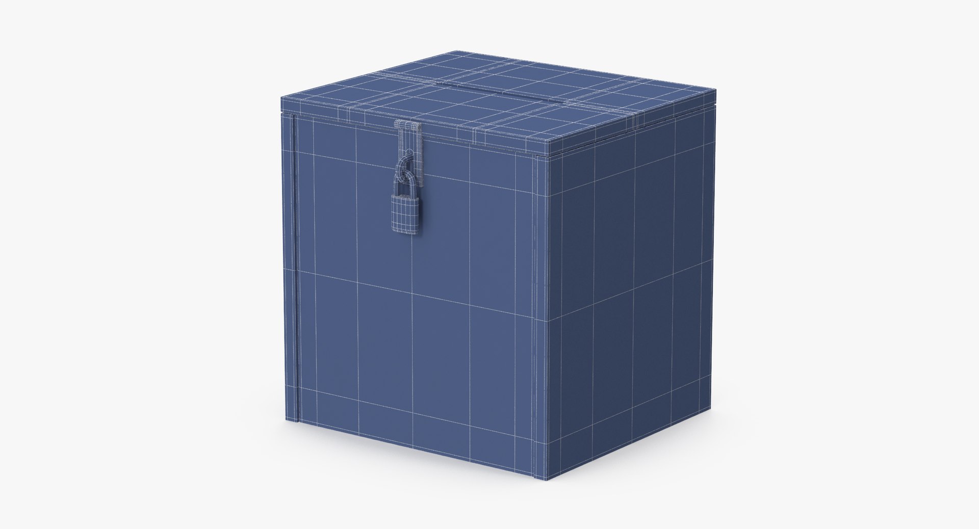 Classic Ballot Box 3d Model