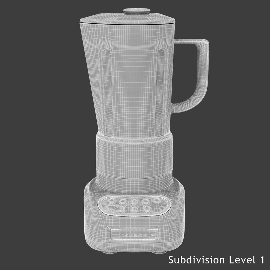 Kitchen Blender 3d Model