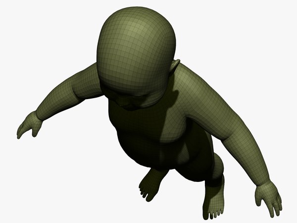 Baby Basemesh 3D model - TurboSquid 1880467