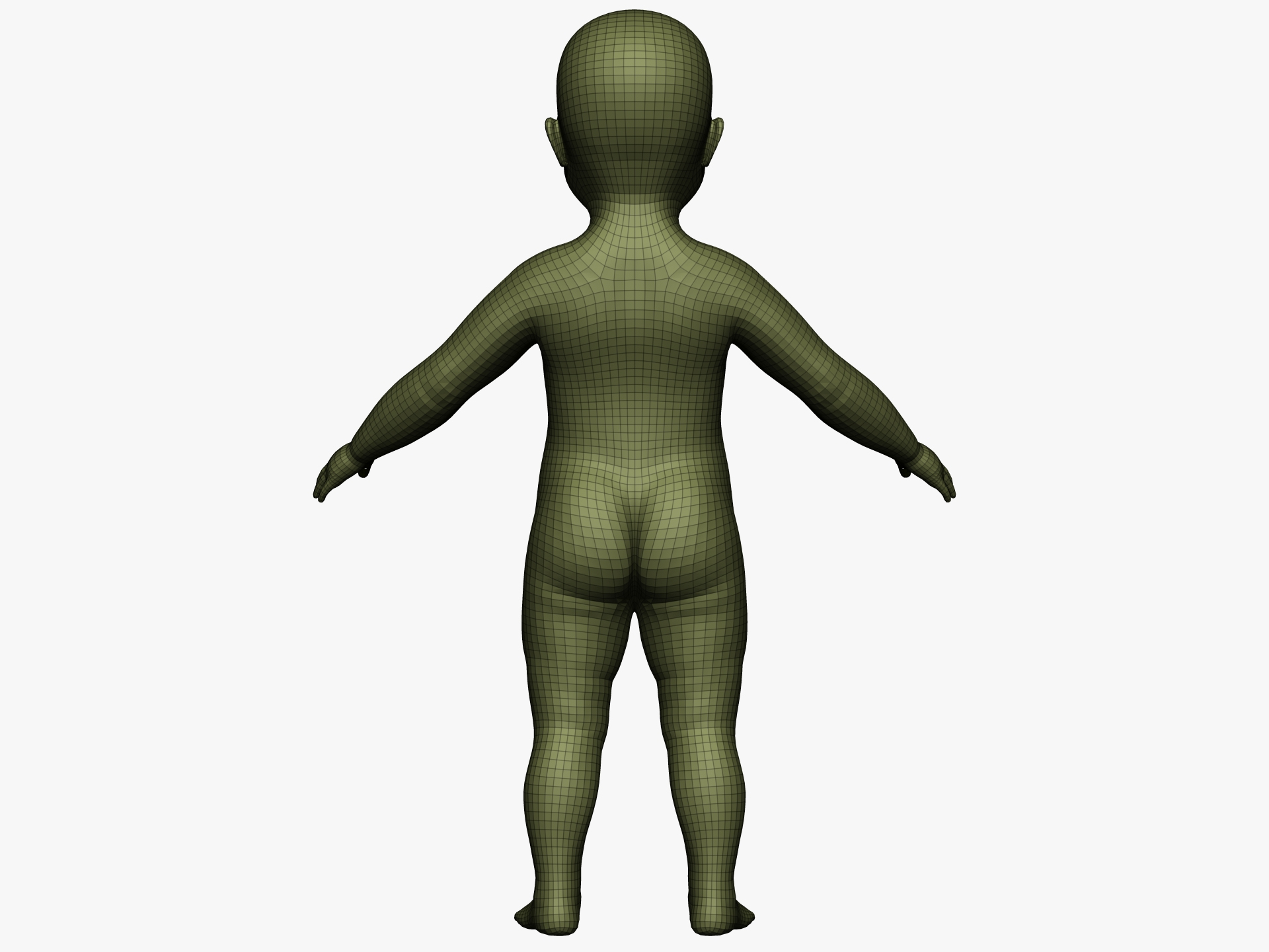 Baby Basemesh 3D model - TurboSquid 1880467