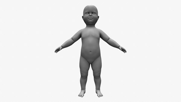 Baby Basemesh 3D model - TurboSquid 1880467